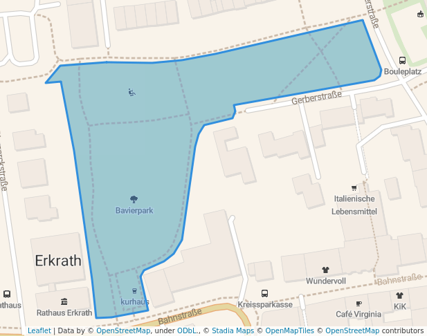 Bavierpark in Erkrath | Map and Routes