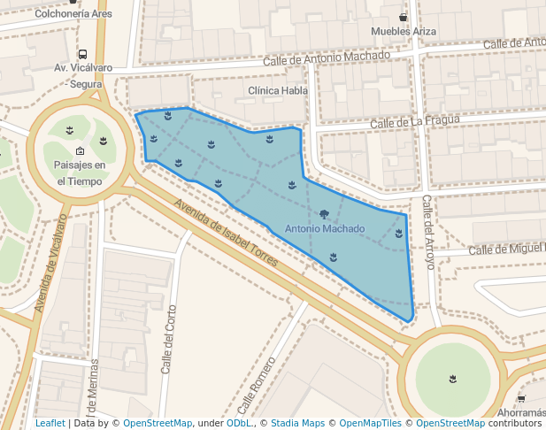 Antonio Machado in Coslada | Map and Routes