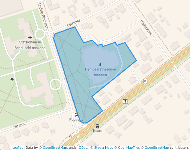 Lembitu park in Tartu | Map and Routes