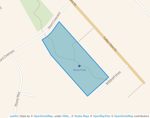 Ward Park in Biloela | Map and Routes