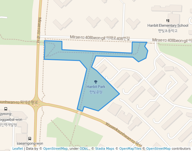 Hanbit Park in Paju-si | Map and Routes