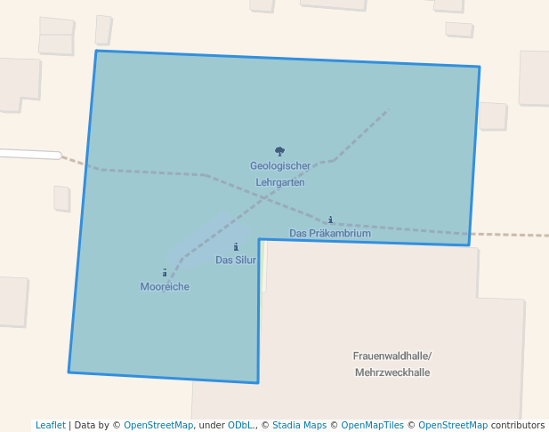 Geologischer Lehrgarten in Bad Nauheim | Map and Routes