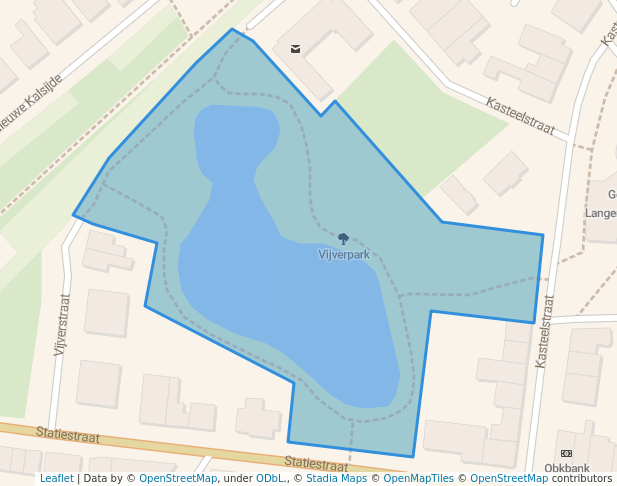 Vijverpark in Langemark-Poelkapelle | Map and Routes