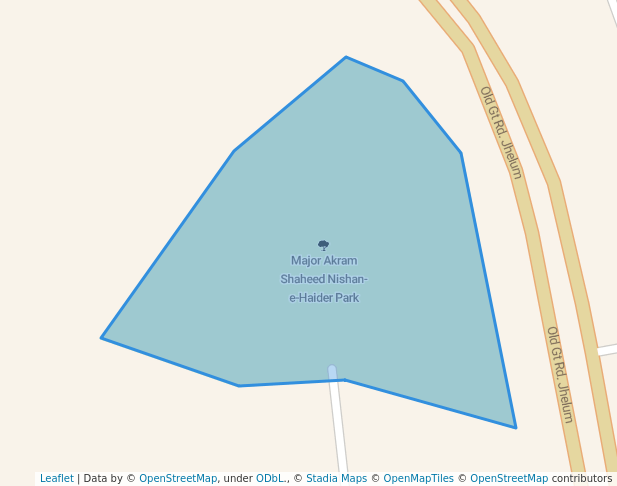 Major Akram Shaheed Nishan-e-Haider Park in Jhelum | Map and Routes