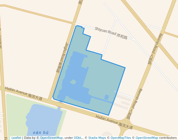 Binhai Park in Yan Cheng Shi | Map and Routes