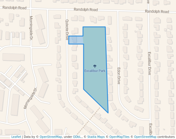 Excalibur Park in Janesville | Map and Routes