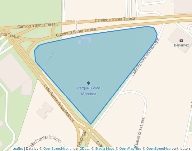 Parque Ludico Macondo in Ciudad de México | Map and Routes