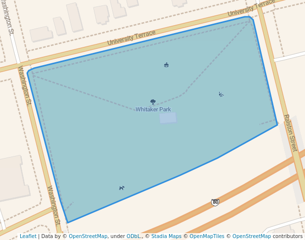 Whitaker Park in Reno | Map and Routes