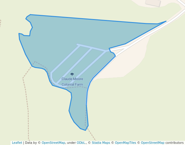 Claude Moore Colonial Farm in McLean | Map and Routes