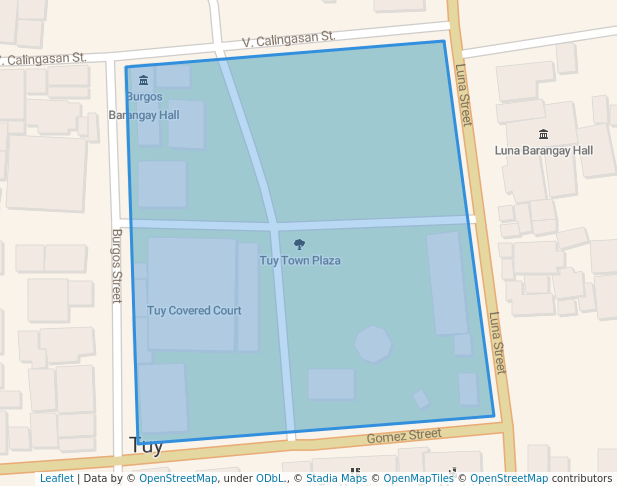 Tuy Town Plaza in Tuy | Map and Routes