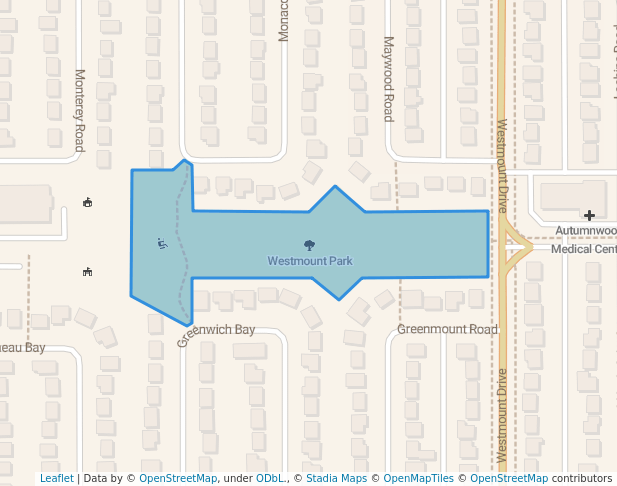 Westmount Park in Winnipeg | Map and Routes