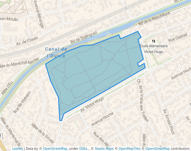 Parc paysager de la friche Kodak in Sevran | Map and Routes
