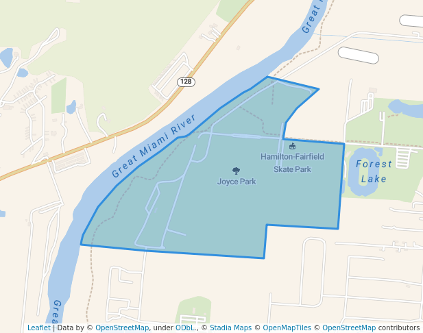 Joyce Park in Hamilton | Map and Routes