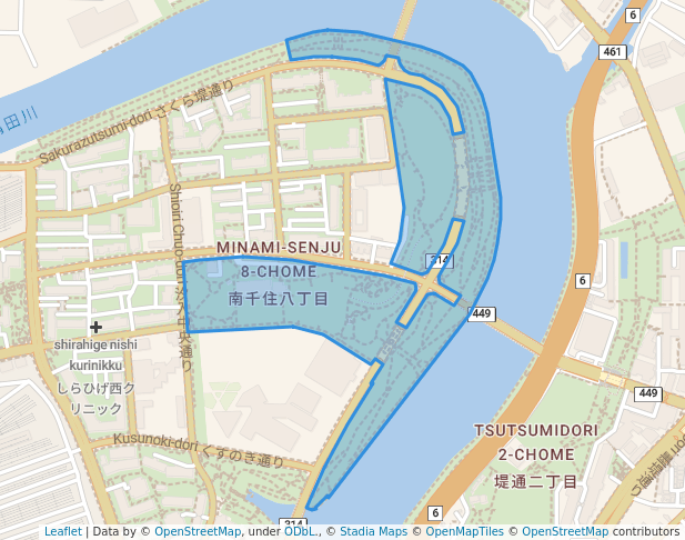 Metropolitan Shioiri Park in Arakawa City | Map and Routes