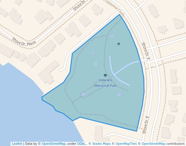 Veterans Memorial Park in Oldsmar | Map and Routes