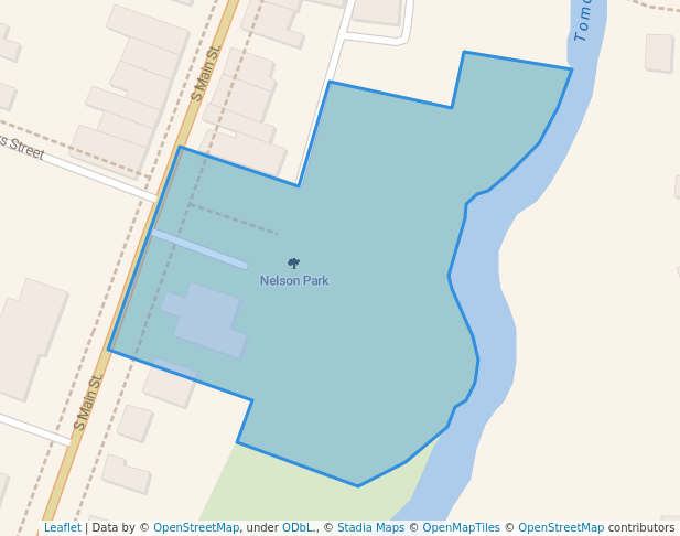 Nelson Park in Amherst | Map and Routes