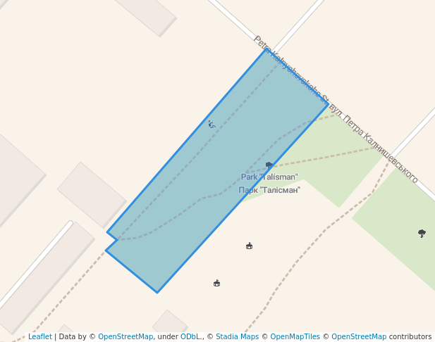 Парк "Талісман" in Brovary | Map and Routes