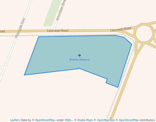 Biehler Reserve in Leumeah | Map and Routes