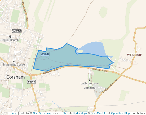 Corsham Court in Corsham | Map and Routes