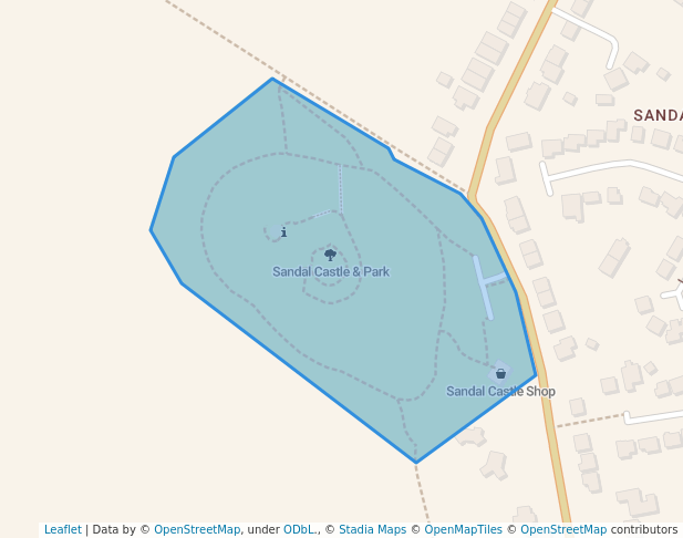 Sandal Castle & Park in Wakefield | Map and Routes
