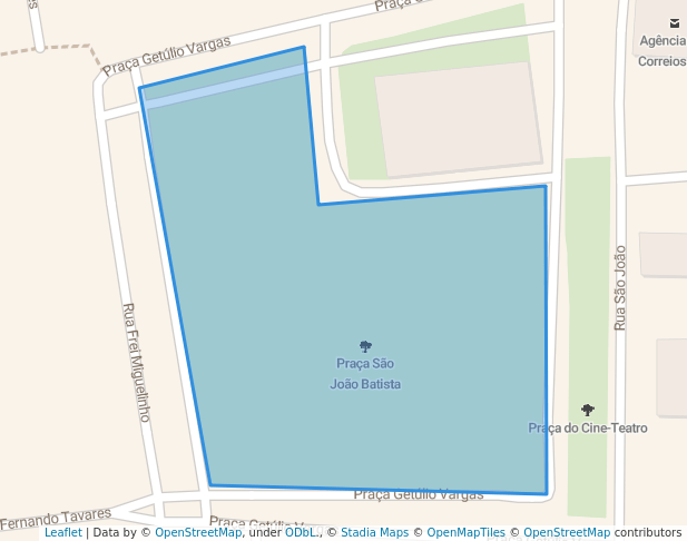 Praça São João Batista in Acu | Map and Routes