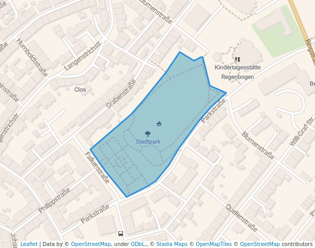 Stadtpark in Neunkirchen | Map and Routes