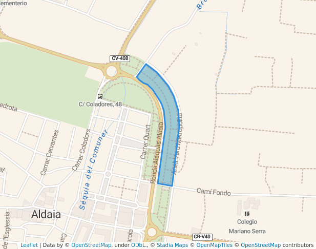 Cinturó verd in Aldaia | Map and Routes