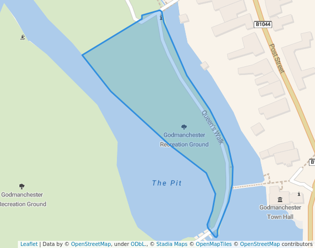 Godmanchester Recreation Ground in Godmanchester | Map and Routes