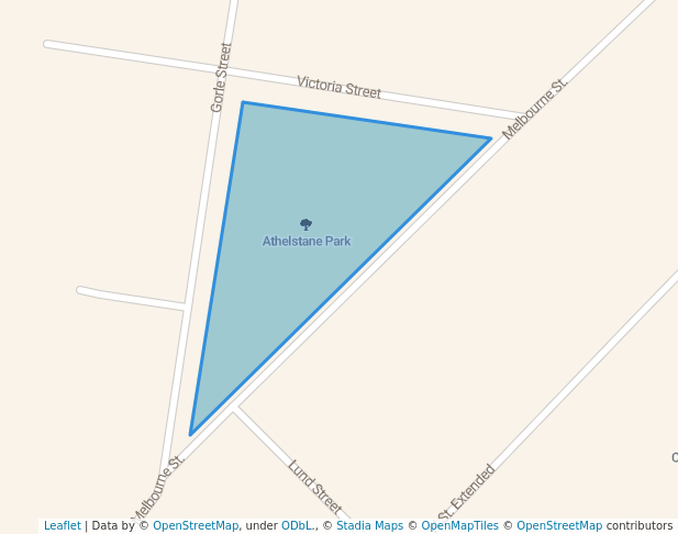 Athelstane Park in West Rockhampton | Map and Routes