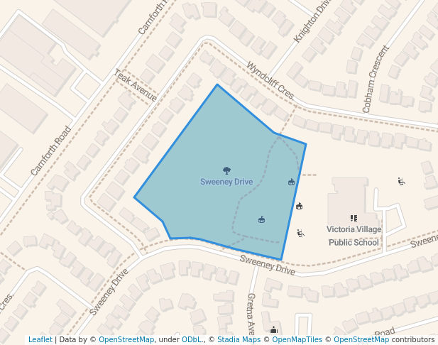 Sweeney Drive in Toronto | Map and Routes