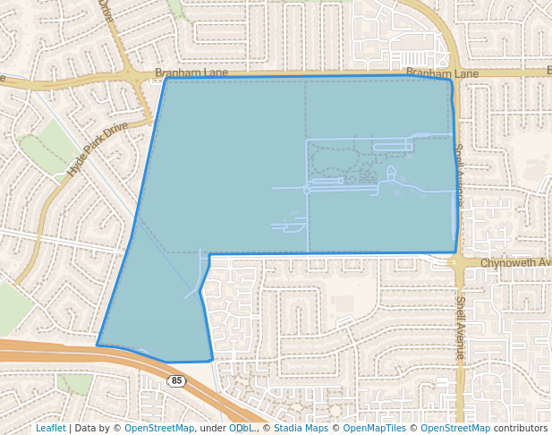 Martial Cottle Park in San Jose | Map and Routes