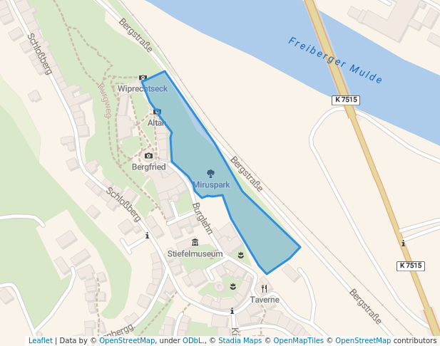 Miruspark in Leisnig | Map and Routes