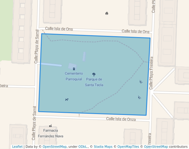 Parque de Santa Tecla in Collado Villalba | Map and Routes