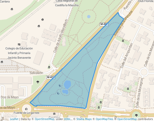 Parque de Los Olivos in Leganés | Map and Routes