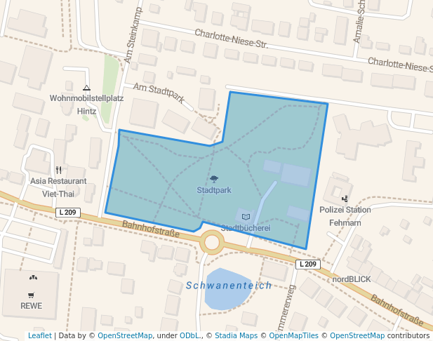 Stadtpark in Fehmarn | Map and Routes