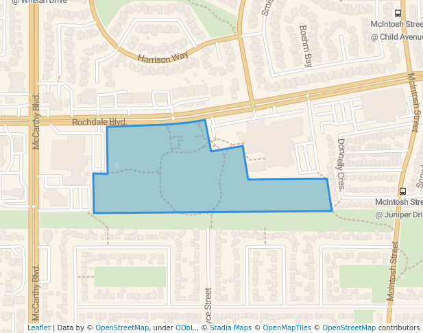 Lakeridge Sports Park in Regina | Map and Routes