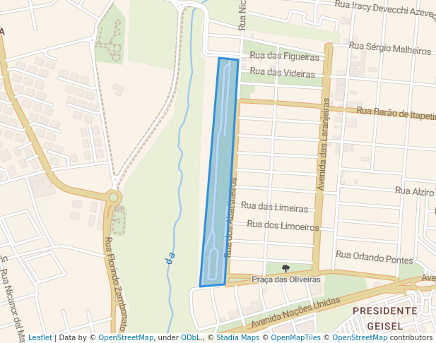 Praça José de Castro Filho in Bauru | Map and Routes