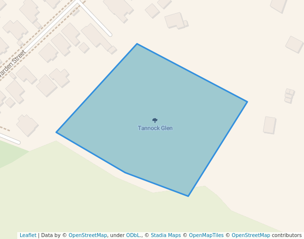 Tannock Glen in Dunedin | Map and Routes