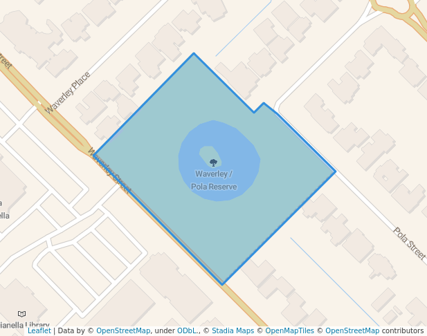 Waverley / Pola Reserve in Dianella | Map and Routes