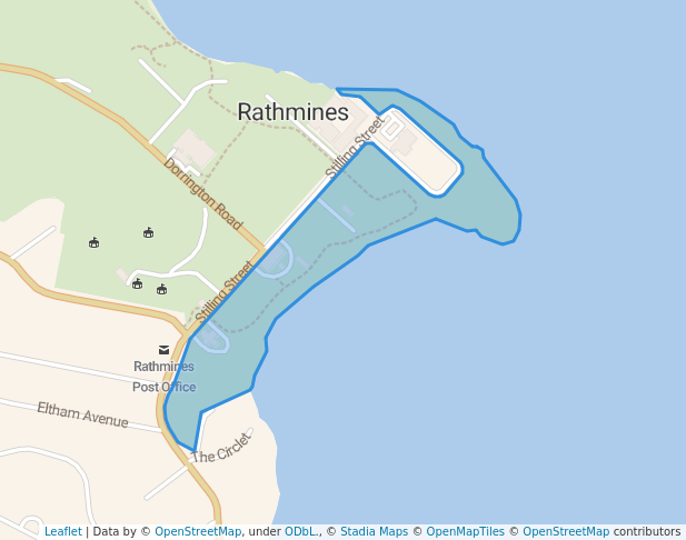 Catalina Park in Rathmines | Map and Routes
