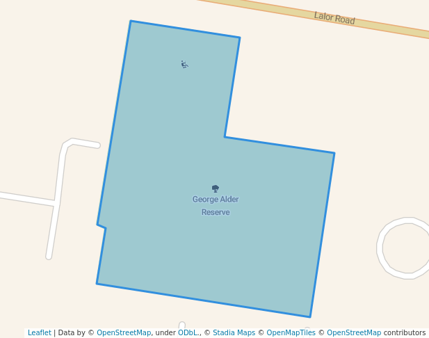 George Alder Reserve in Quakers Hill | Map and Routes