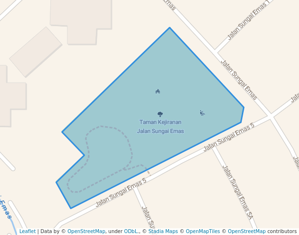 Jalan Sungai Emas Neighbourhood Park in Ayer Itam | Map and Routes
