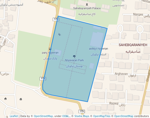 Niyāvarān Park in Tajrish | Map and Routes
