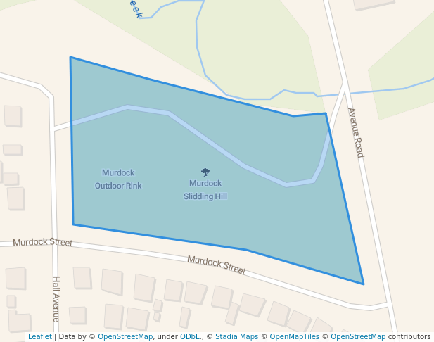 Murdock Slidding Hill in Kapuskasing | Map and Routes
