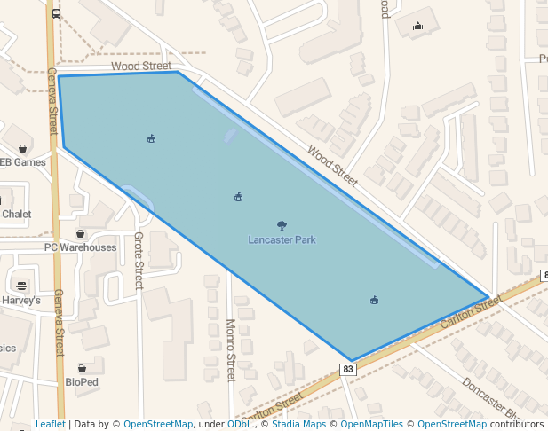 Lancaster Park in St. Catharines | Map and Routes