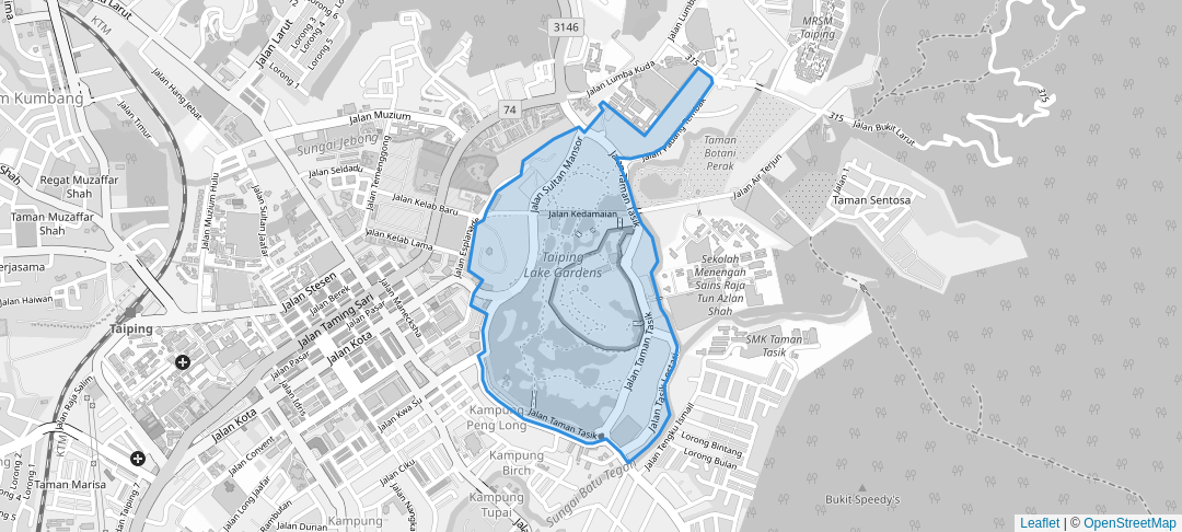 Taiping Lake Garden Map | Fasci Garden