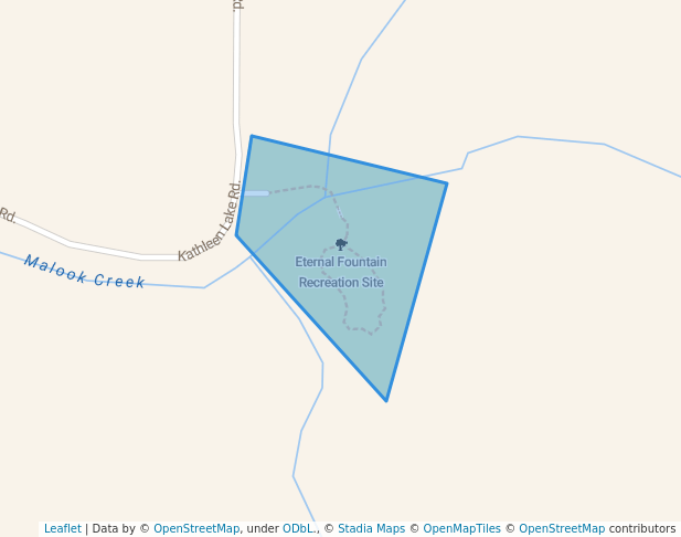 Eternal Fountain Recreation Site in Port Alice | Map and Routes