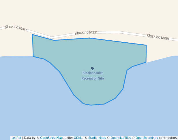 Klaskino Inlet Recreation Site in Port Alice | Map and Routes