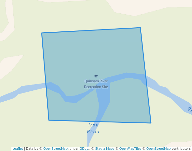 Quinsam River Recreation Site in Campbell River | Map and Routes