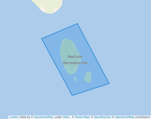 Reid Islet Recreation Site in Chemainus | Map and Routes